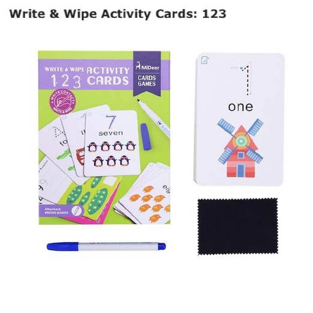 Write & Wipe Cards – 123 & ABC – Toy Gate